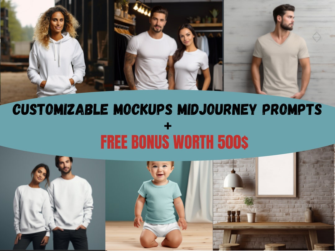 Midjourney Mockup Prompts: Mega Bundle With Guide - Etsy