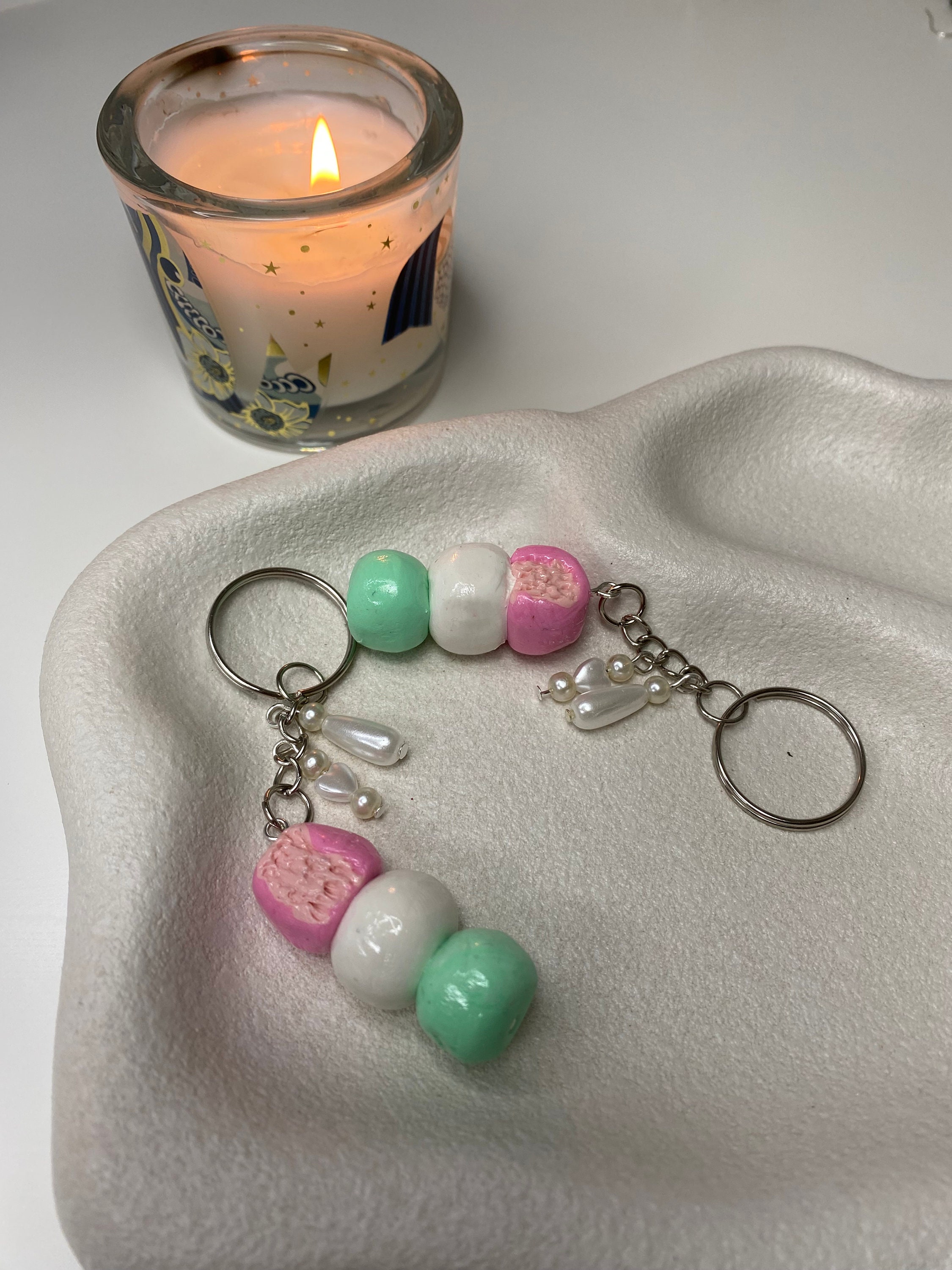 Sushi Platter Polymer Clay Miniature Food Keychain, Japanese Food Key ...