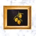 Vintage Lemon Painting, Still Life Art, 3 Options Included Portrait ...