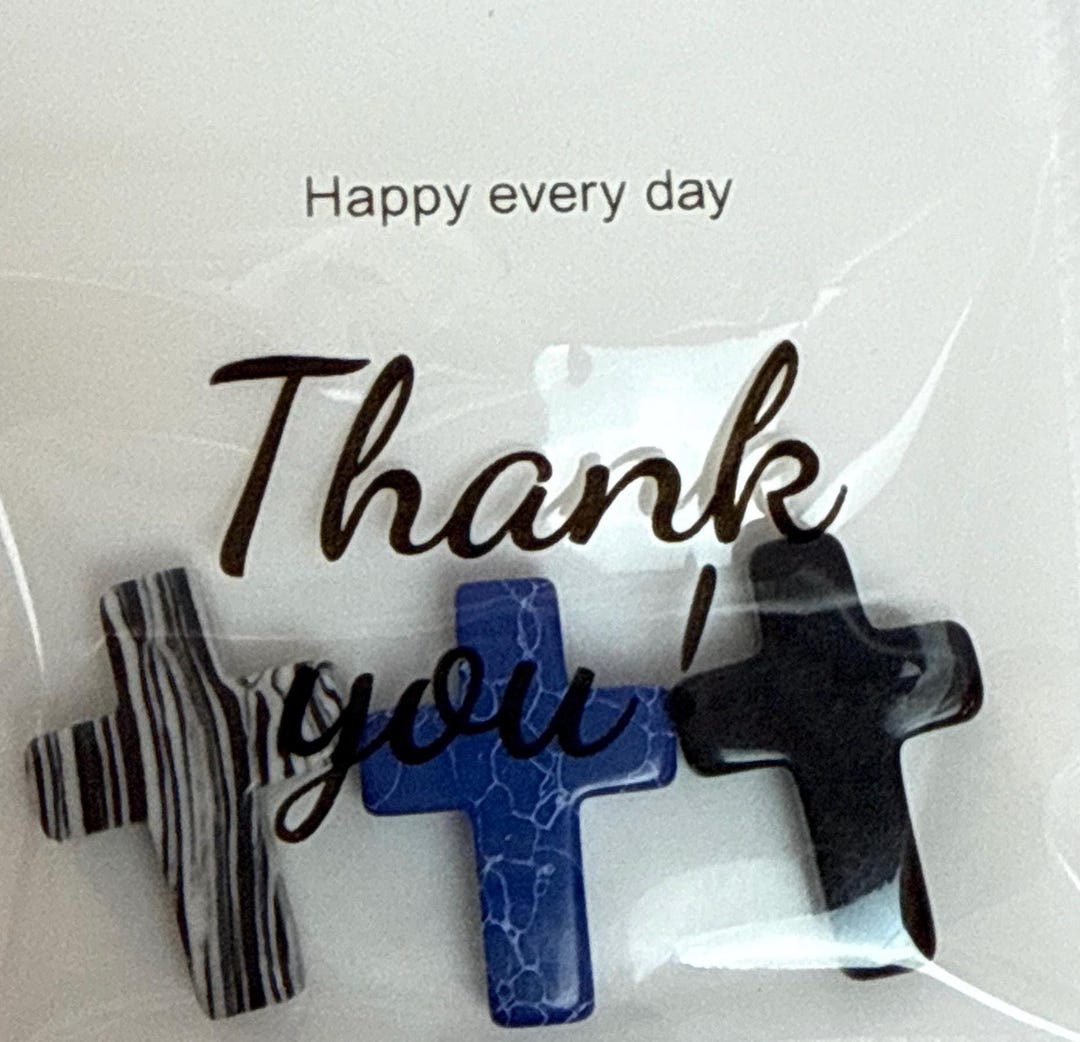 Stone Pocket Crosses for Stress & Anxiety Relief. Great for Gifts- Keep ...