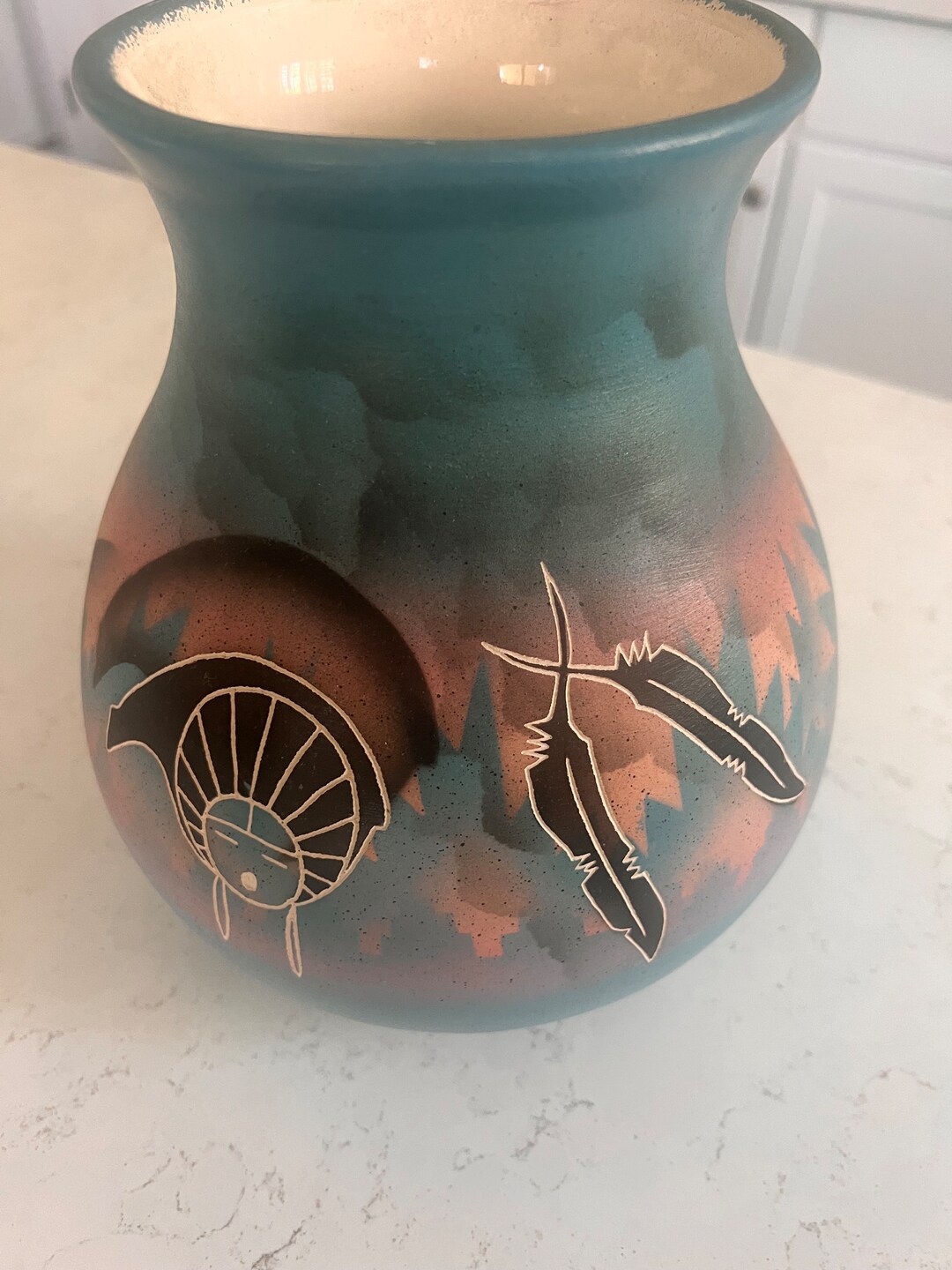 Hozoni Native American Vase. Signed by Artist. - Etsy