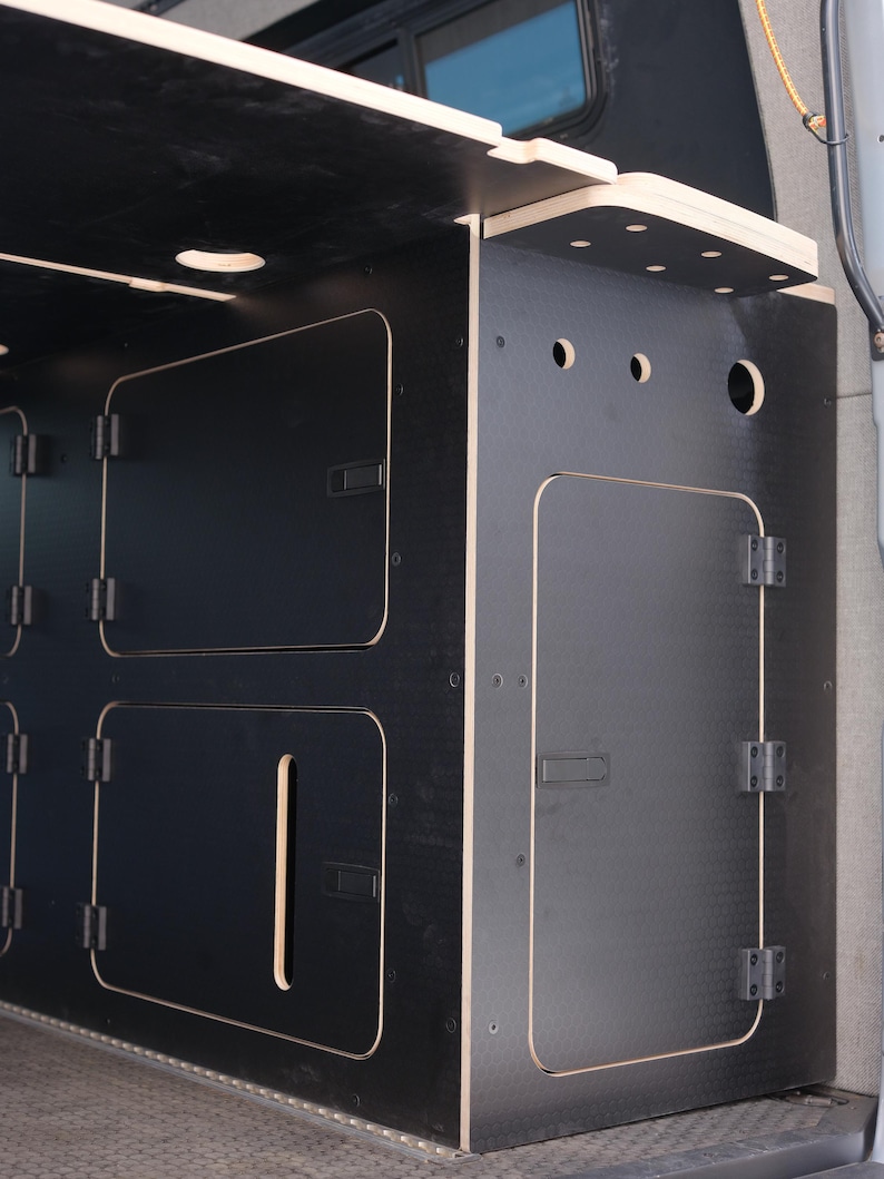 Sprinter Vans Bed and Wheel Well Cabinets - Etsy