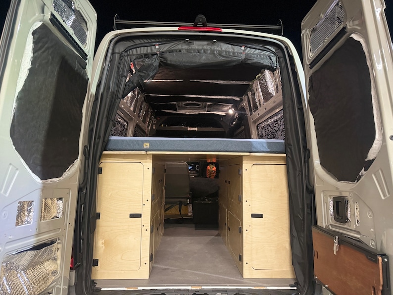 Sprinter Conversion Van Cabinets: Aluminum Frame, Plywood Surface - Etsy