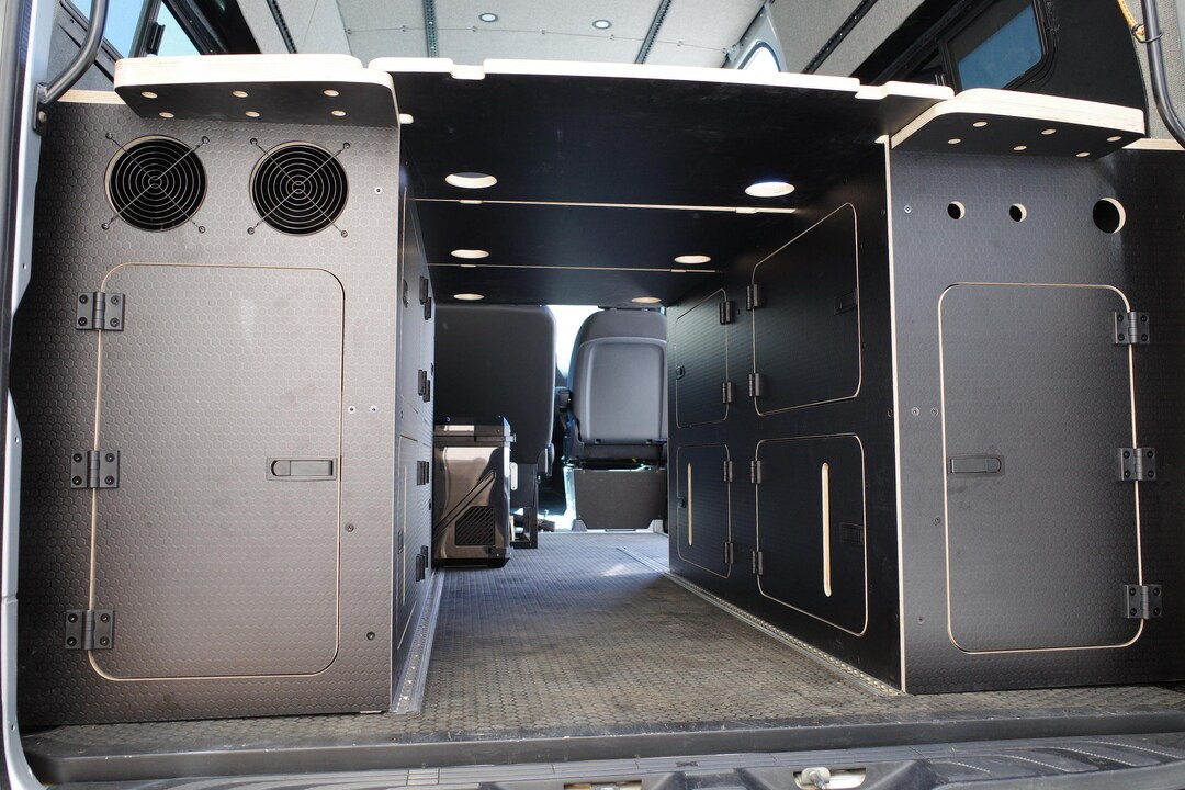 Sprinter Vans Bed and Wheel Well Cabinets - Etsy