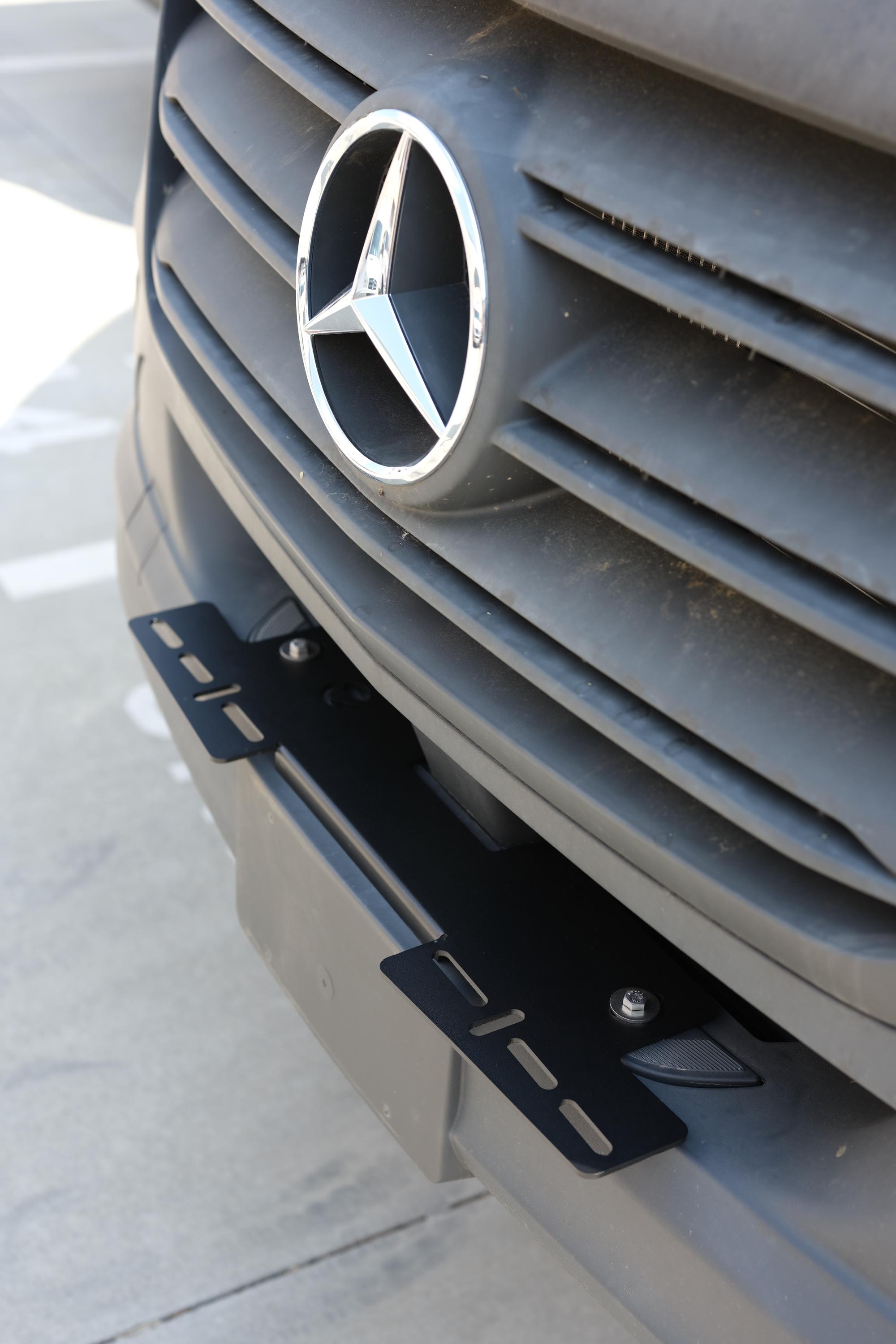 2007-2024 Sprinter Van Front Light Bar Mounting Brackets by Fennecvan ...