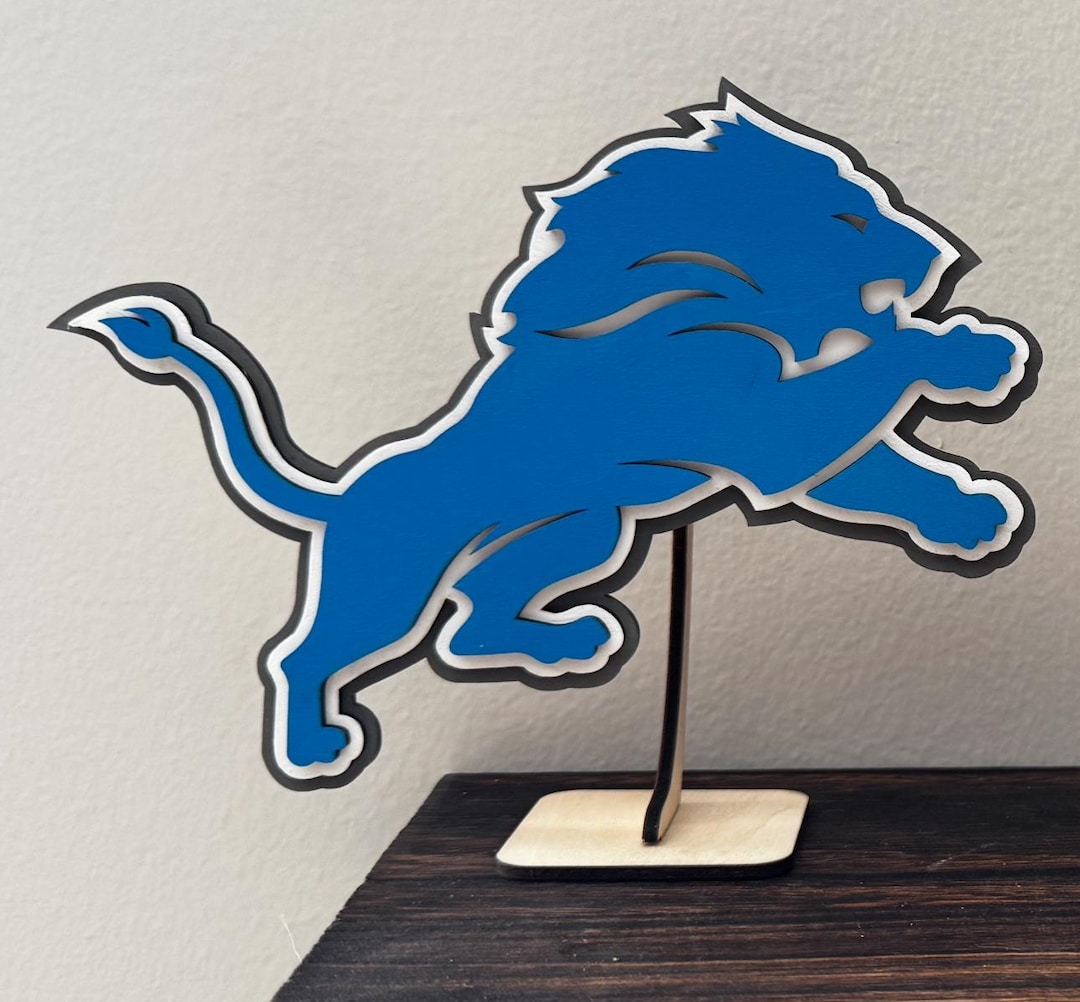 Painted Lions Desk Decor - Etsy