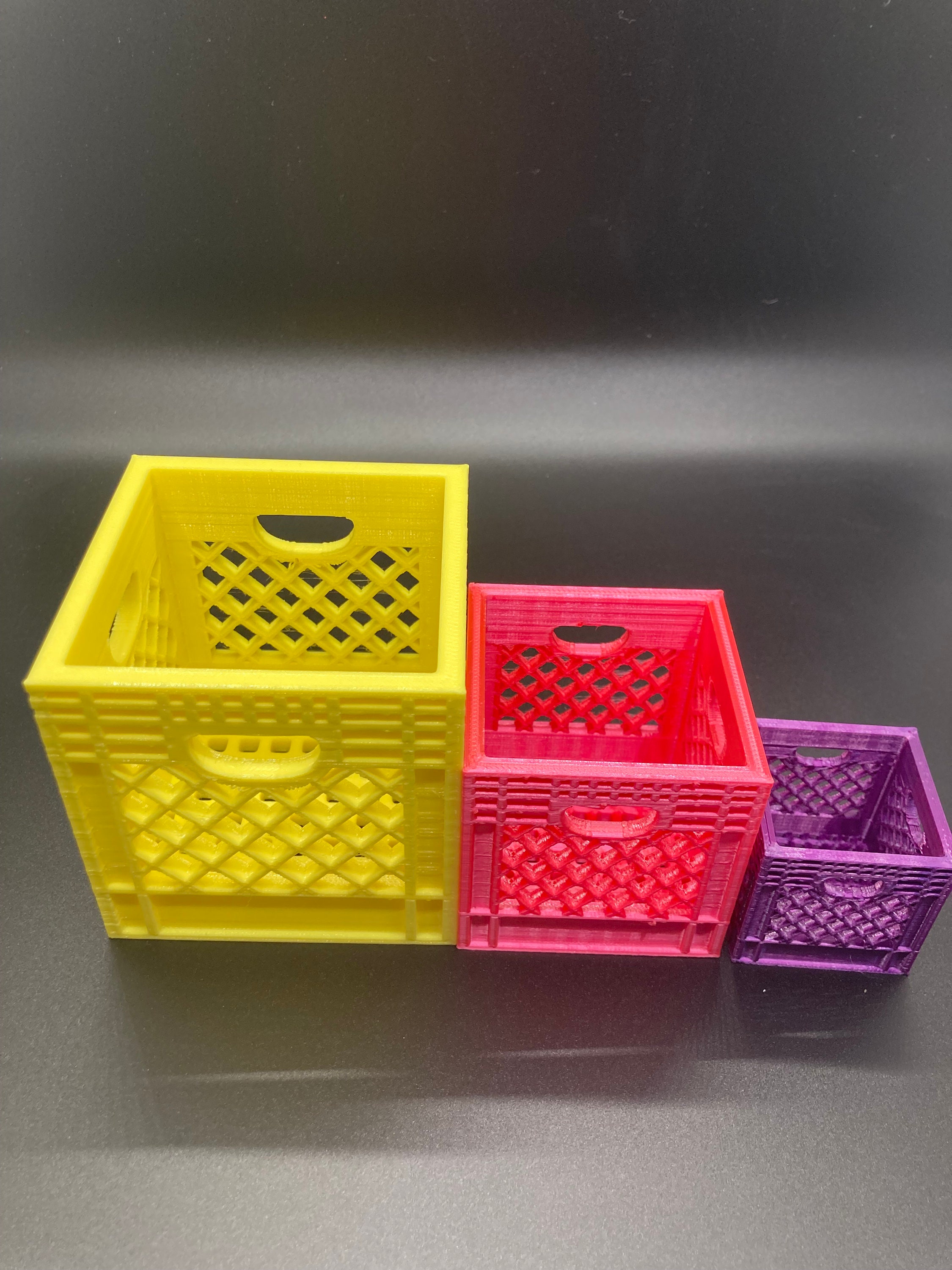 Mini Storage Crates Stacking Storage Crates Cute Storage Eco Friendly ...