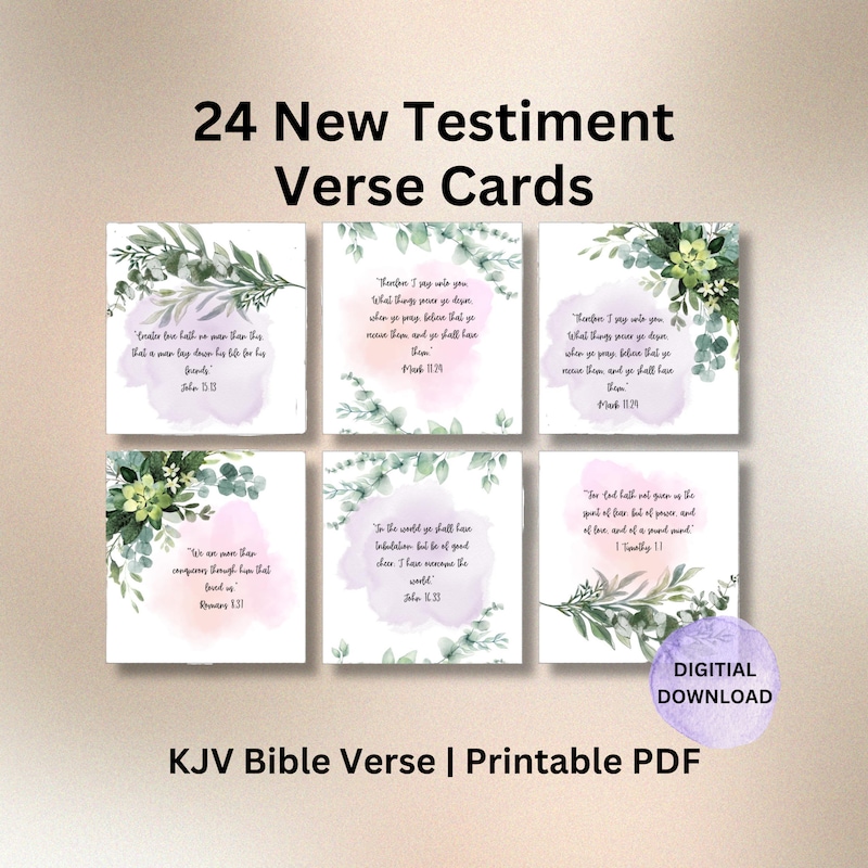 Kjv Bible Verse Posters - Etsy