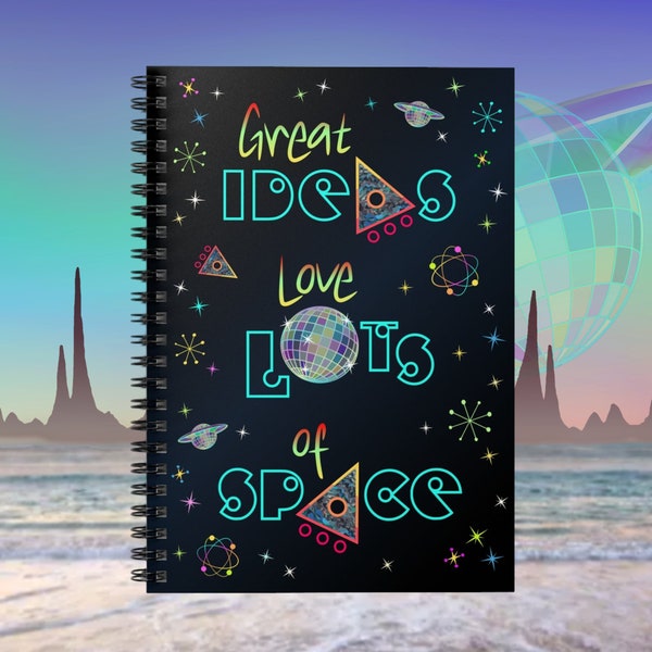 Space Themed Notebook - Etsy