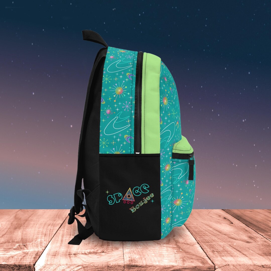 Space Boujee Backpack, Mid Century Modern, Geek Chic Bag, Atomic ...