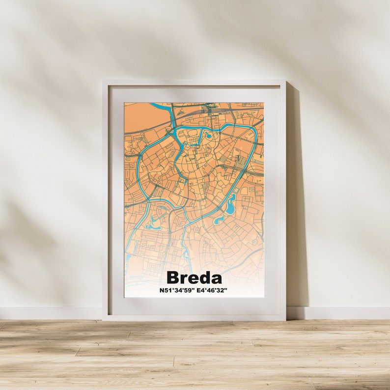 Personalised Map Posters Custom City Posters Multiple Color - Etsy