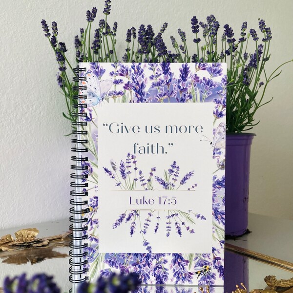 Lavender Notebook - Etsy