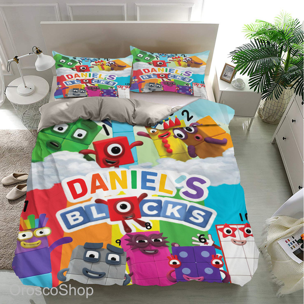 Personalized Numberblocks Bedding Set Numberblocks Blanket - Etsy