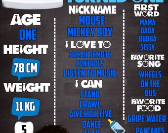 Light Skin Boss Baby Milestone Board - Etsy