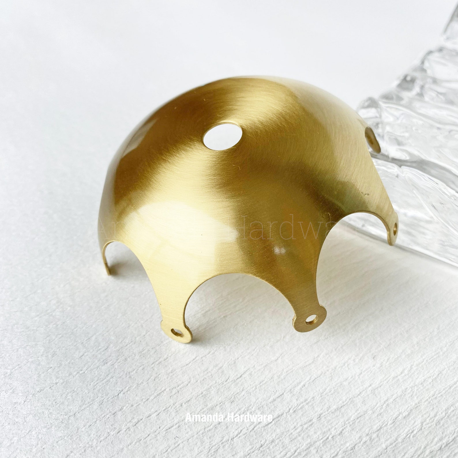 Modern Brass Bobeche Cover for Hanging Wind Chimes & Sun Catchers ...