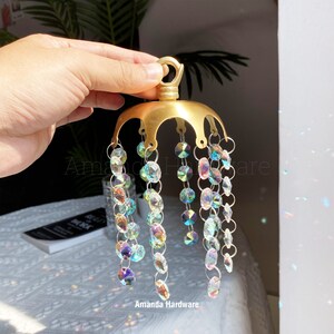 Modern Brass Bobeche Cover for Hanging Wind Chimes & Sun Catchers ...