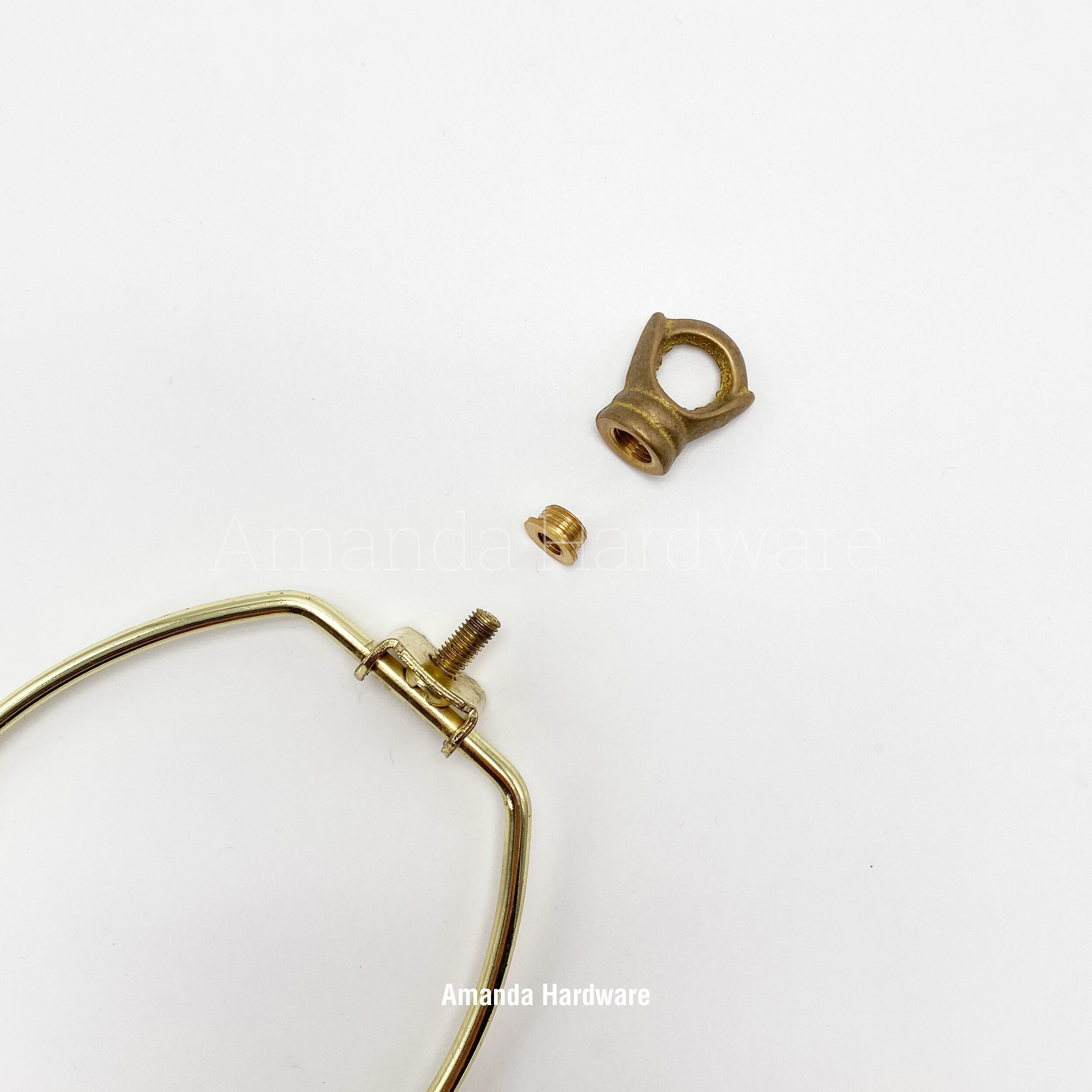 Lamp Finial Reducer - Solid Brass Reducing Insert Coupling - 1/8 IPS ...
