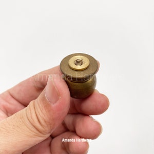 Lamp Finial Reducer - Solid Brass Reducing Insert Coupling - 1/8 IPS ...
