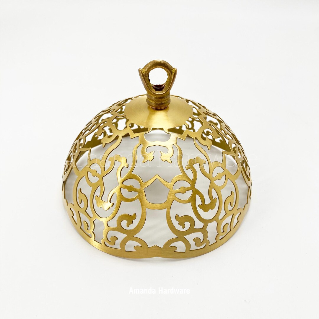 6in Brass Dome Dangle Kit for Making Wind Chimes & Sun Catchers - Brass ...