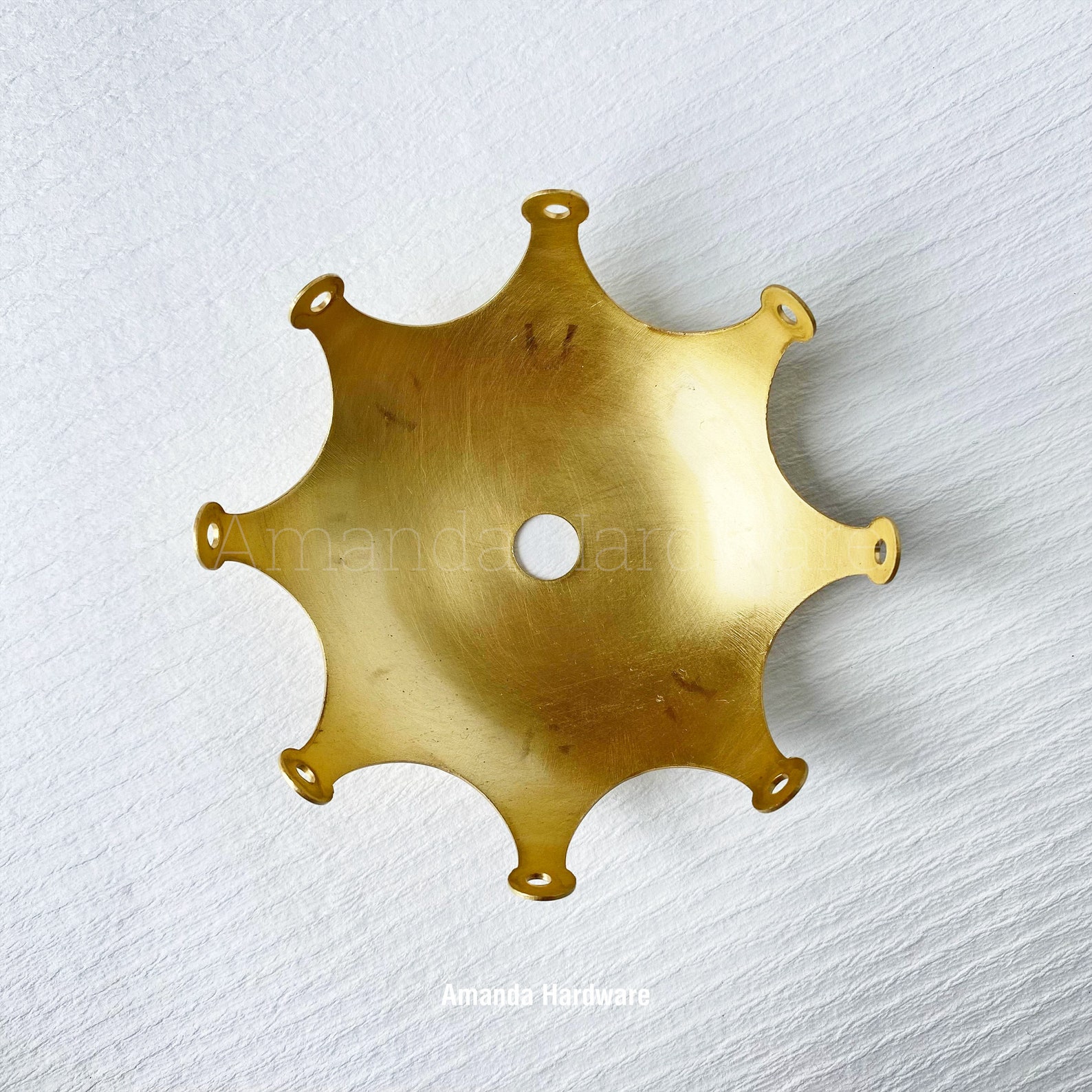 Modern Brass Bobeche Cover for Hanging Wind Chimes & Sun Catchers ...
