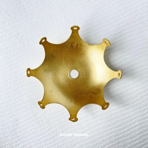 Modern Brass Bobeche Cover for Hanging Wind Chimes & Sun Catchers ...