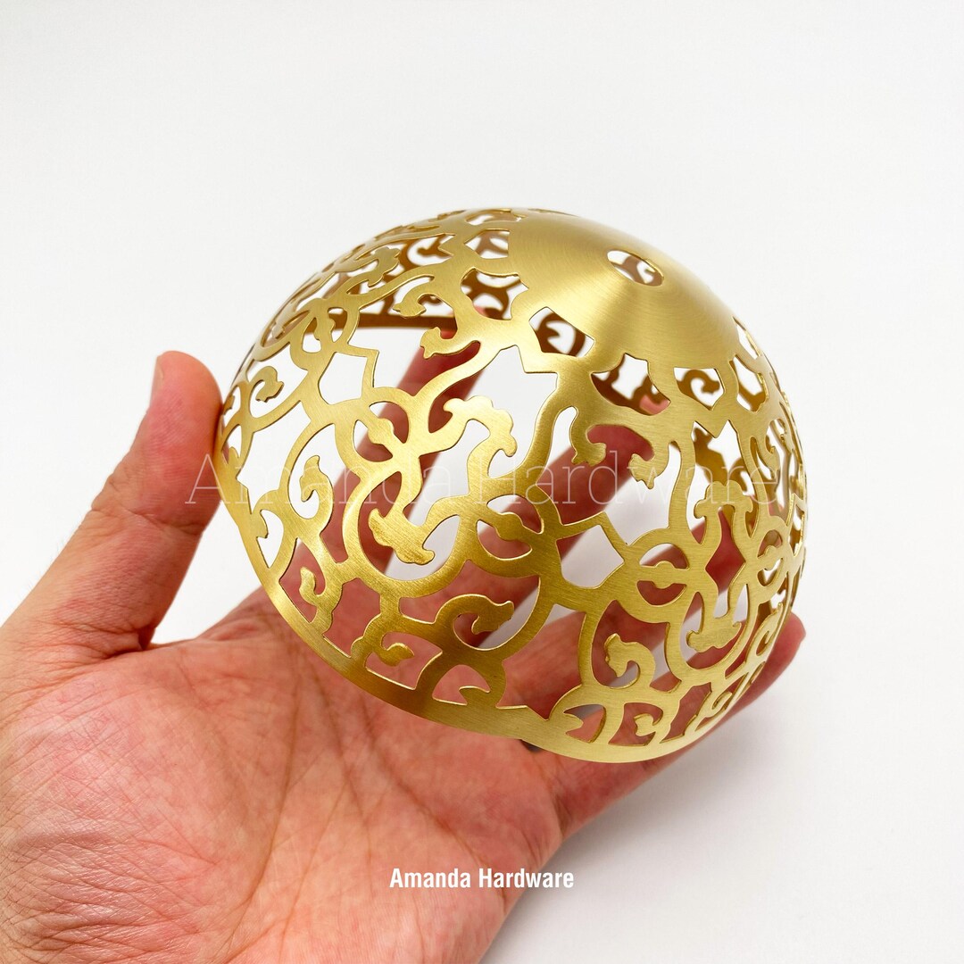 4.72in Brass Dome Dangle Kit for Making Wind Chimes & Sun Catchers ...