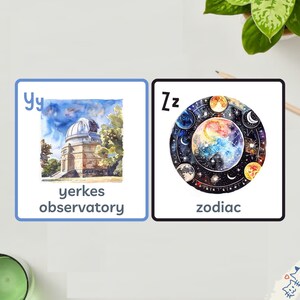 Printable Space Alphabet Flashcards, Classroom Decor, Toddlers ...