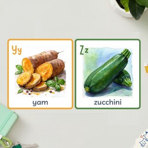 Printable Garden Alphabet Flashcards, Classroom Decor,toddlers ...