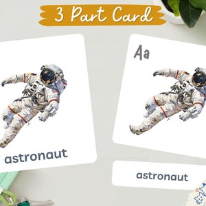 Printable Space Alphabet Flashcards, Classroom Decor, Toddlers ...