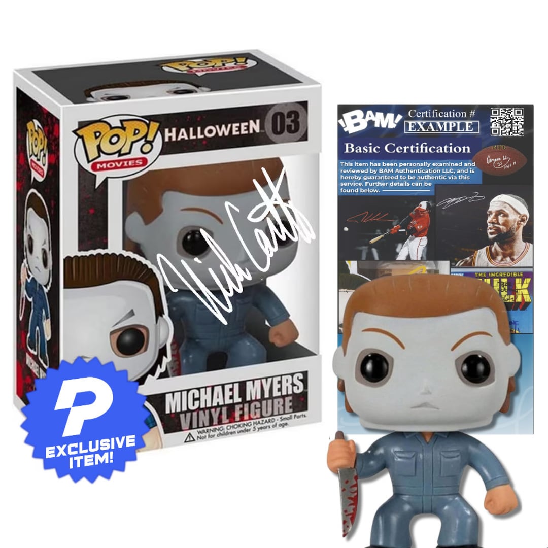 Nick Castle Autographed Funko Pop Michael Myers Horror Signature With ...