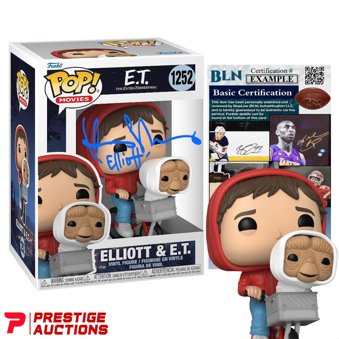 Henry Thomas Autographed Funko Pop Elliot ET Signature - Etsy