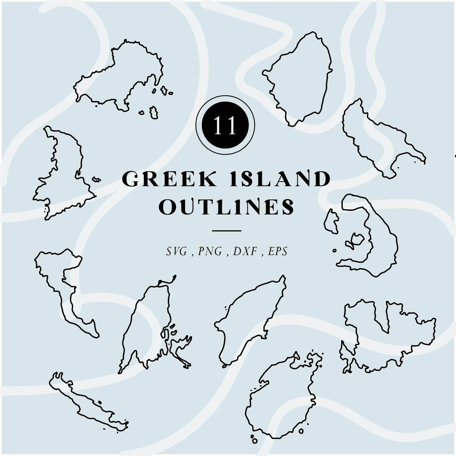 Greece Country Silhouette & Outline Shapes, Clip Art, Svg Png Dxf Eps ...