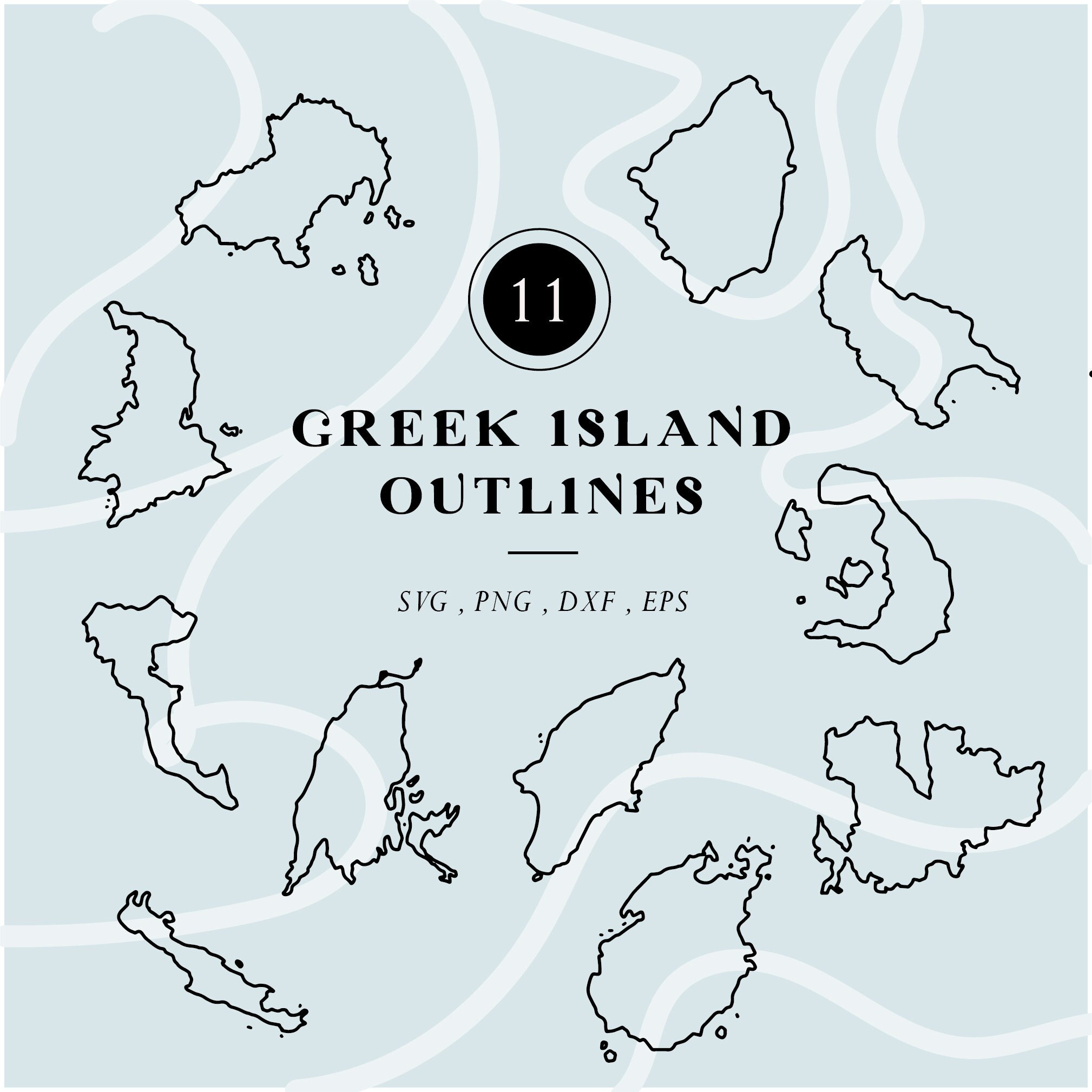 Greece Country Silhouette & Outline Shapes, Clip Art, Svg Png Dxf Eps ...