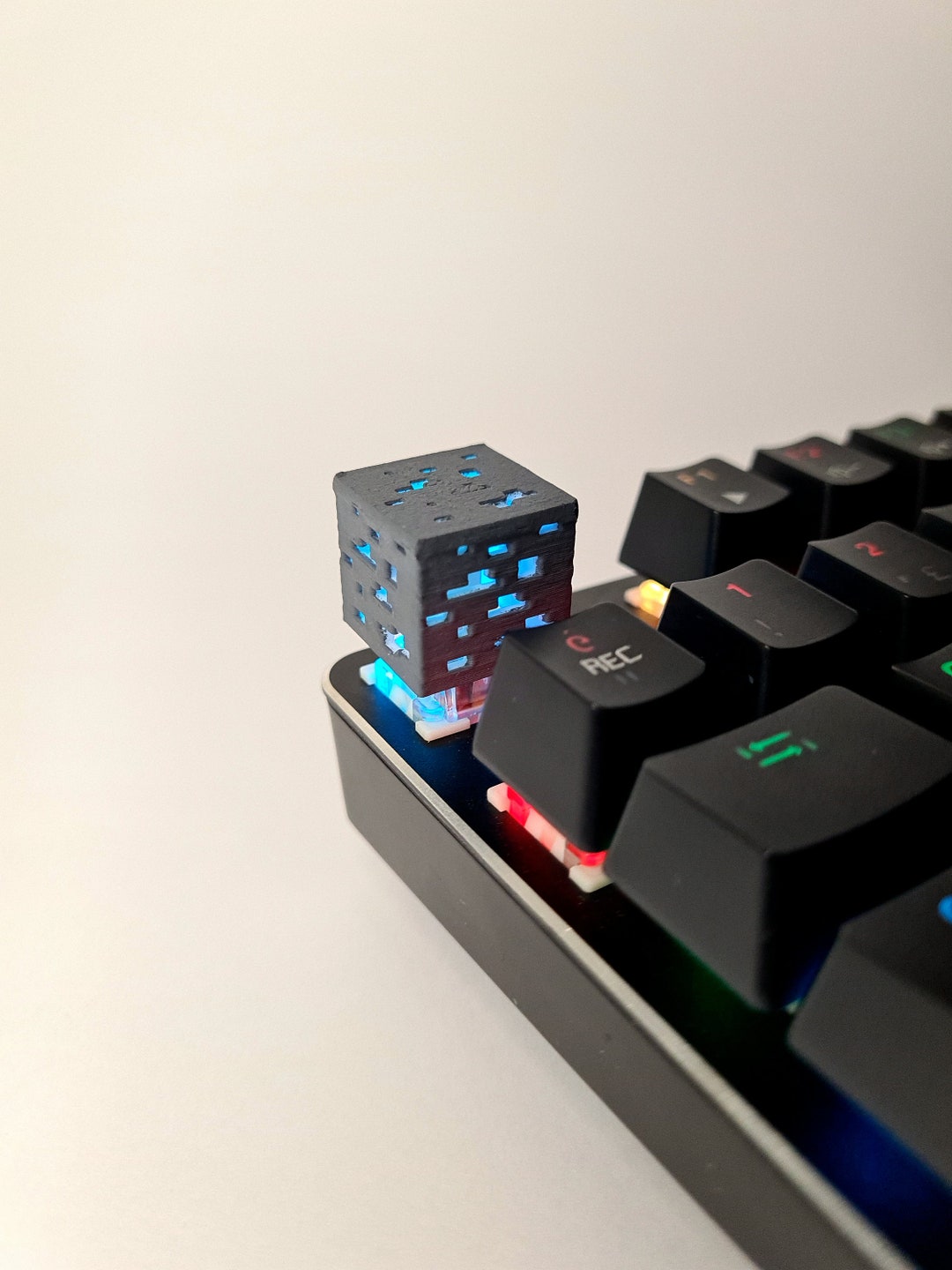Minecraft Keycaps Keyboard Key Gamer Accessory Figure Gamer - Etsy