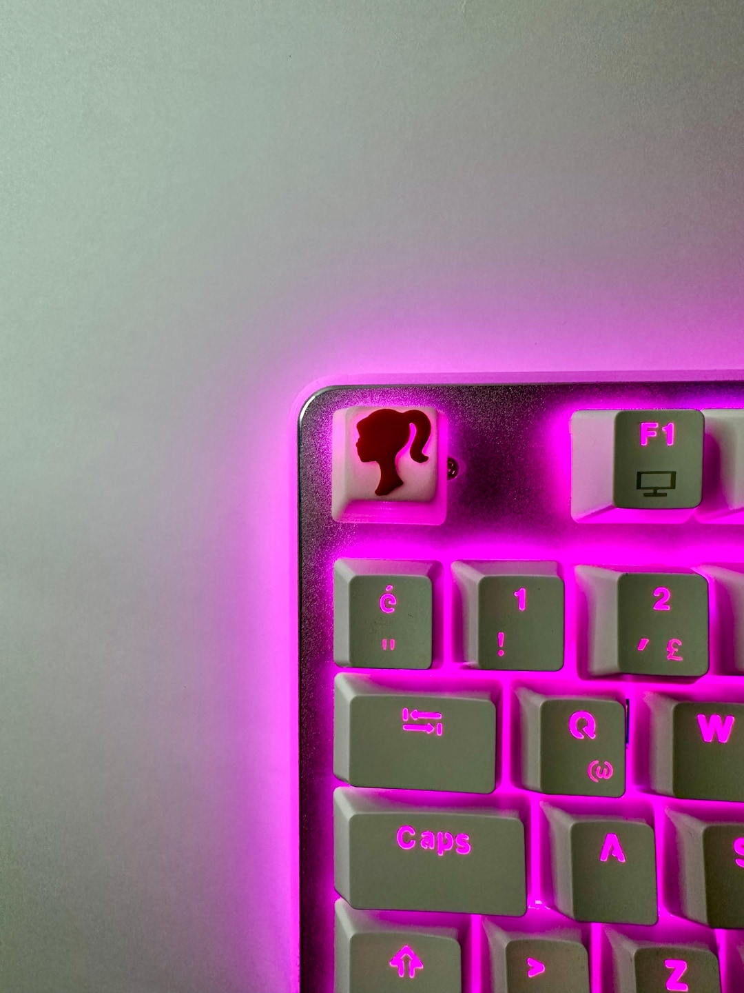 Barbie Girl Keycaps Keyboard Accessory Cutom Keyboard Mechanical ...