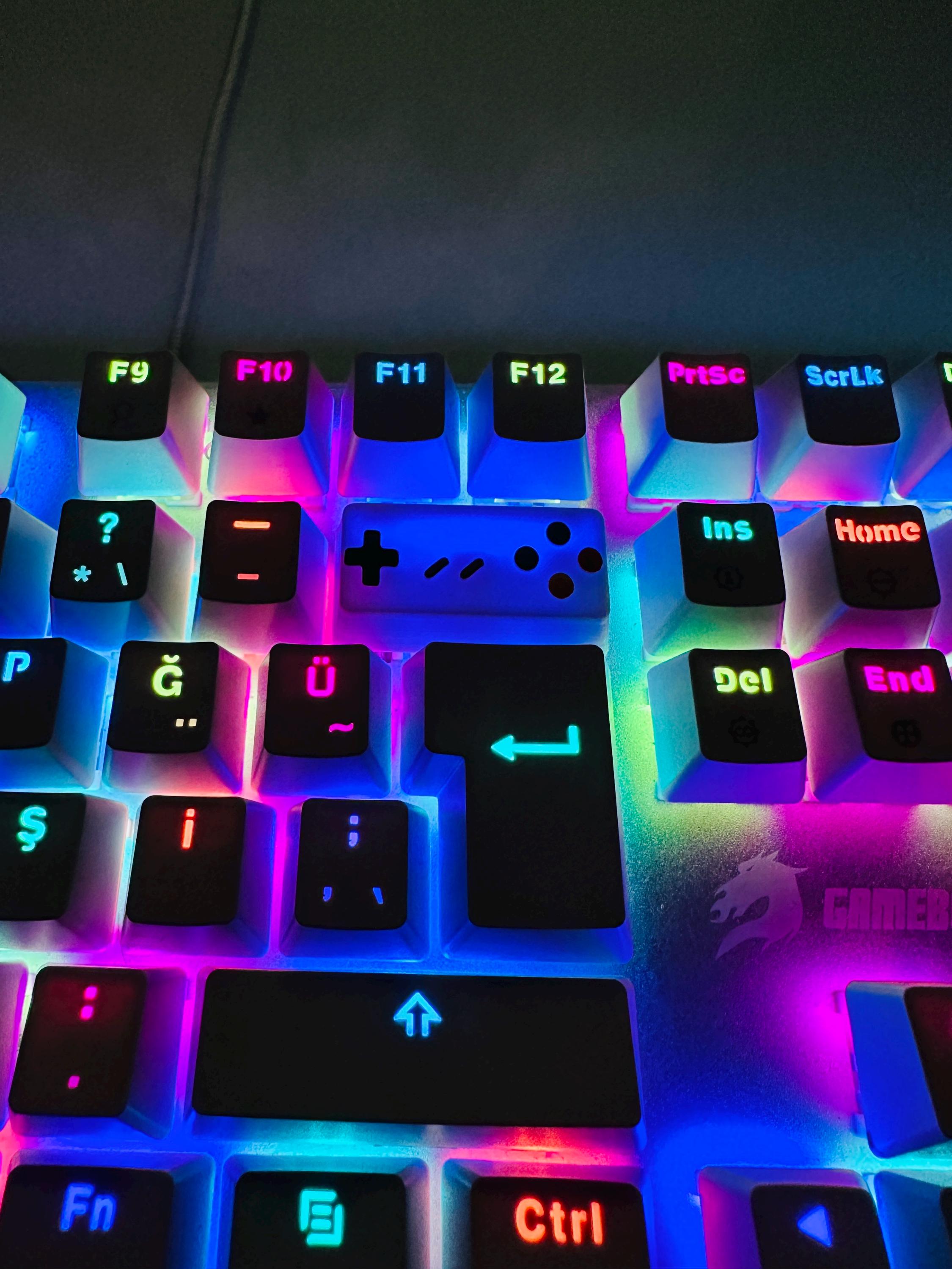 Back Space Joystick Keycaps Keycap Gamer Accessory Figure Gaming ...
