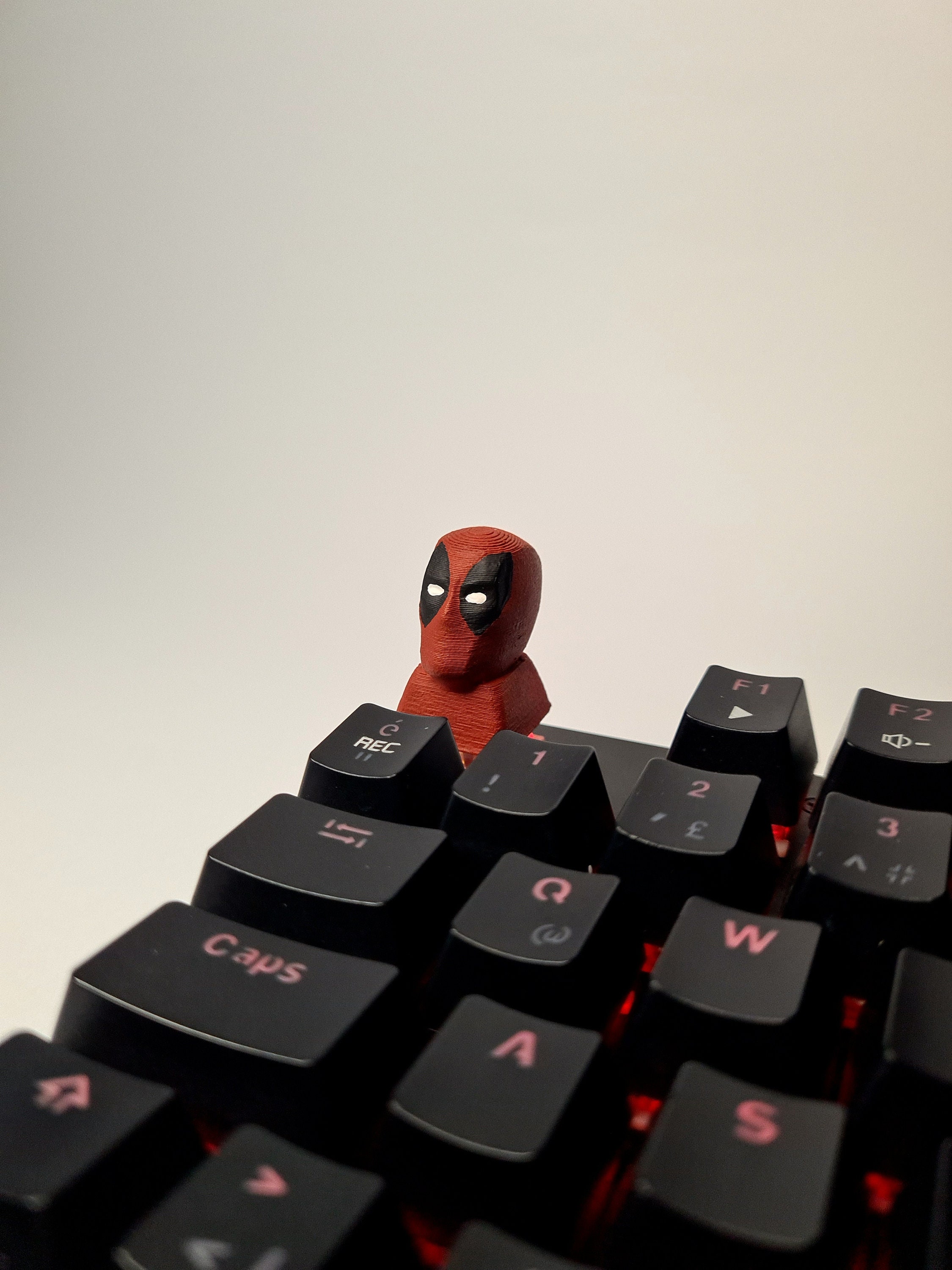 Deadpool Keycaps Deadpool Keycap Keycaps Artisan Keycap - Etsy Australia