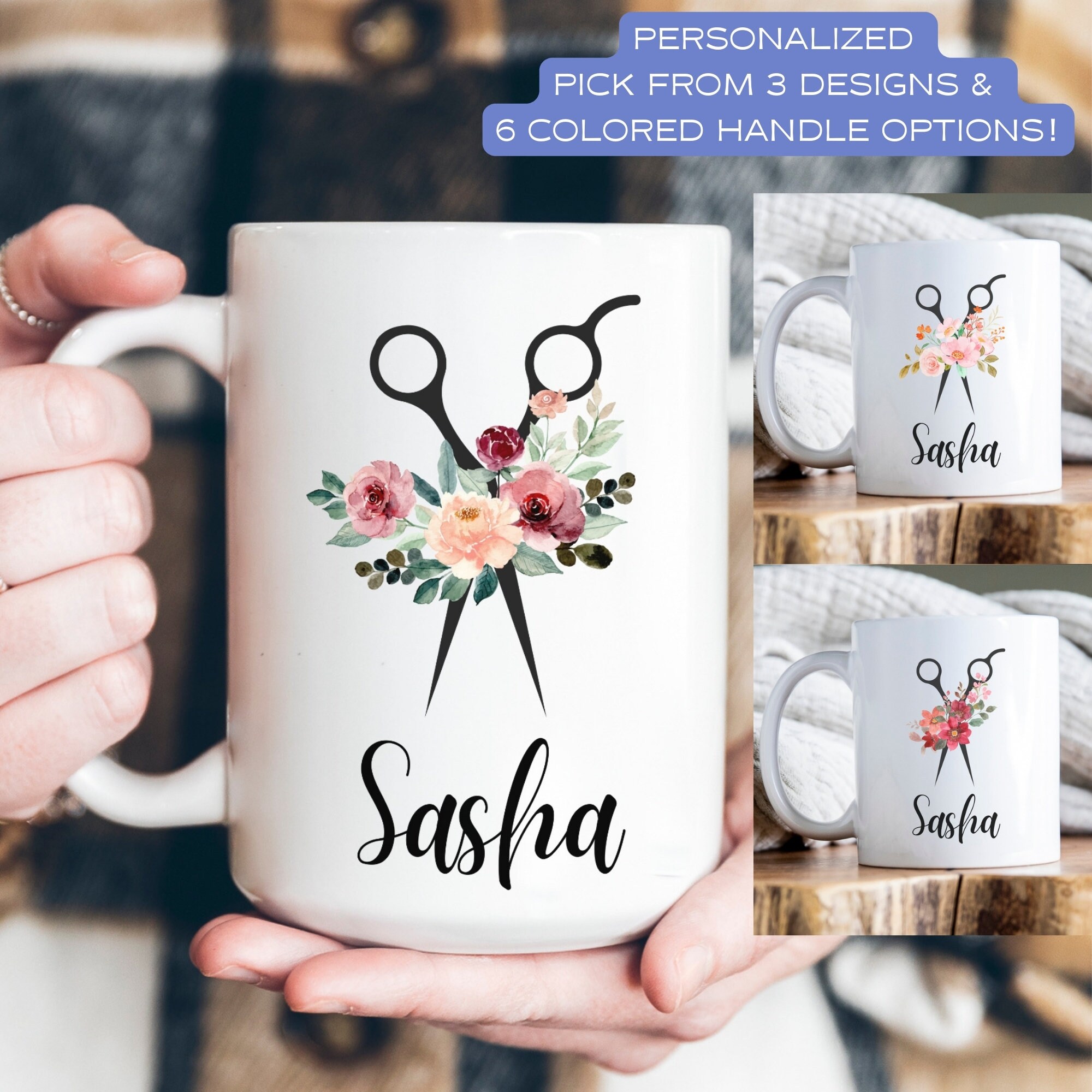 Personalized Hairstylist Mug, Custom Hairdresser Christmas Gift ...