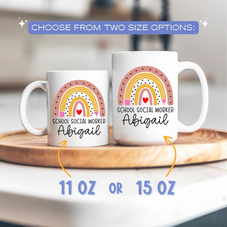 Personalized School Social Worker Coffee Mug Gift for Future Social ...