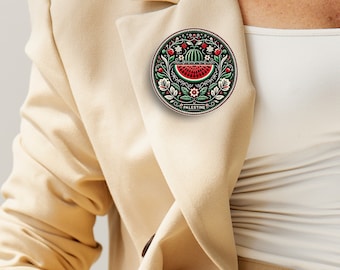 Palestine Watermelon Pin - Etsy