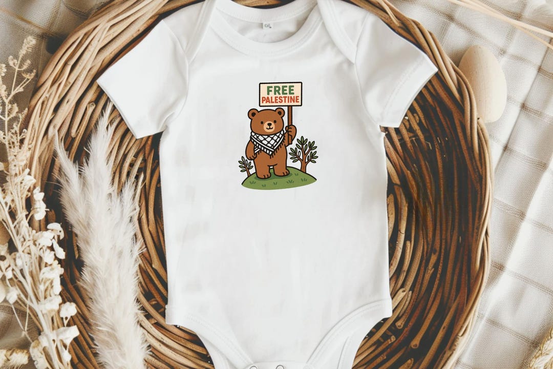 Palestine Baby Onesie's, Keffiyeh, Baby Shower Gift, Gaza Arab Apparel ...