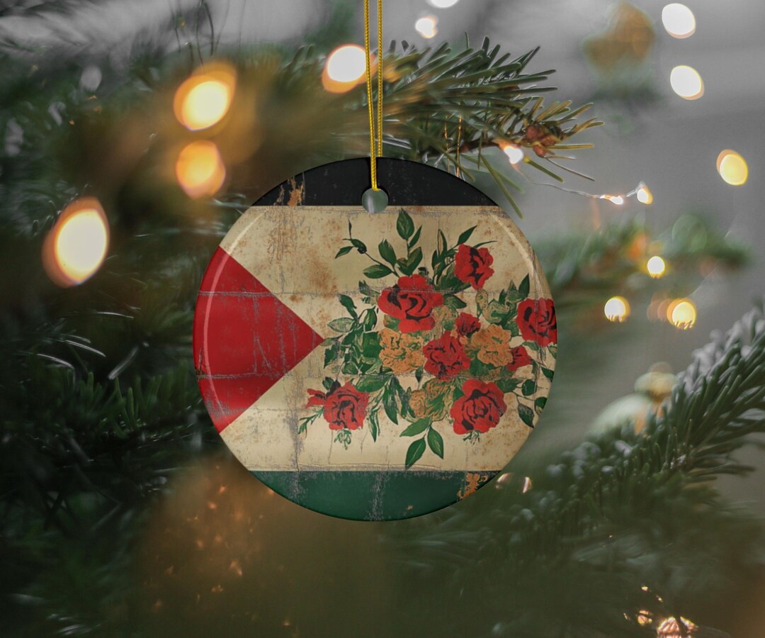 Palestine Ornament, Free Palestine, Palestinian, Christmas Gift, Unique ...