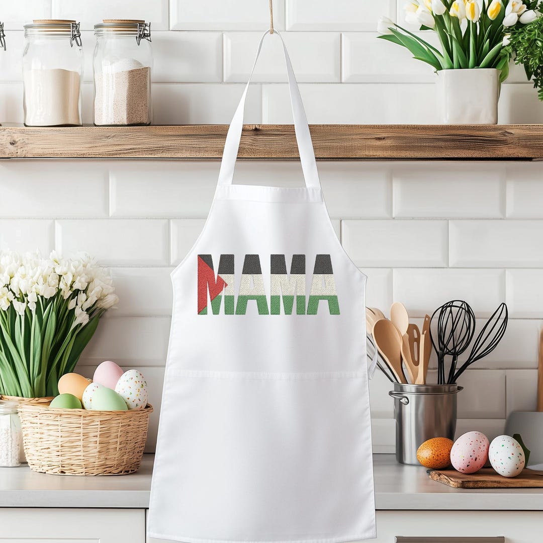 Palestine Flag Apron, Kuffiyeh Cooking Apron, Palestinian Gifts for ...