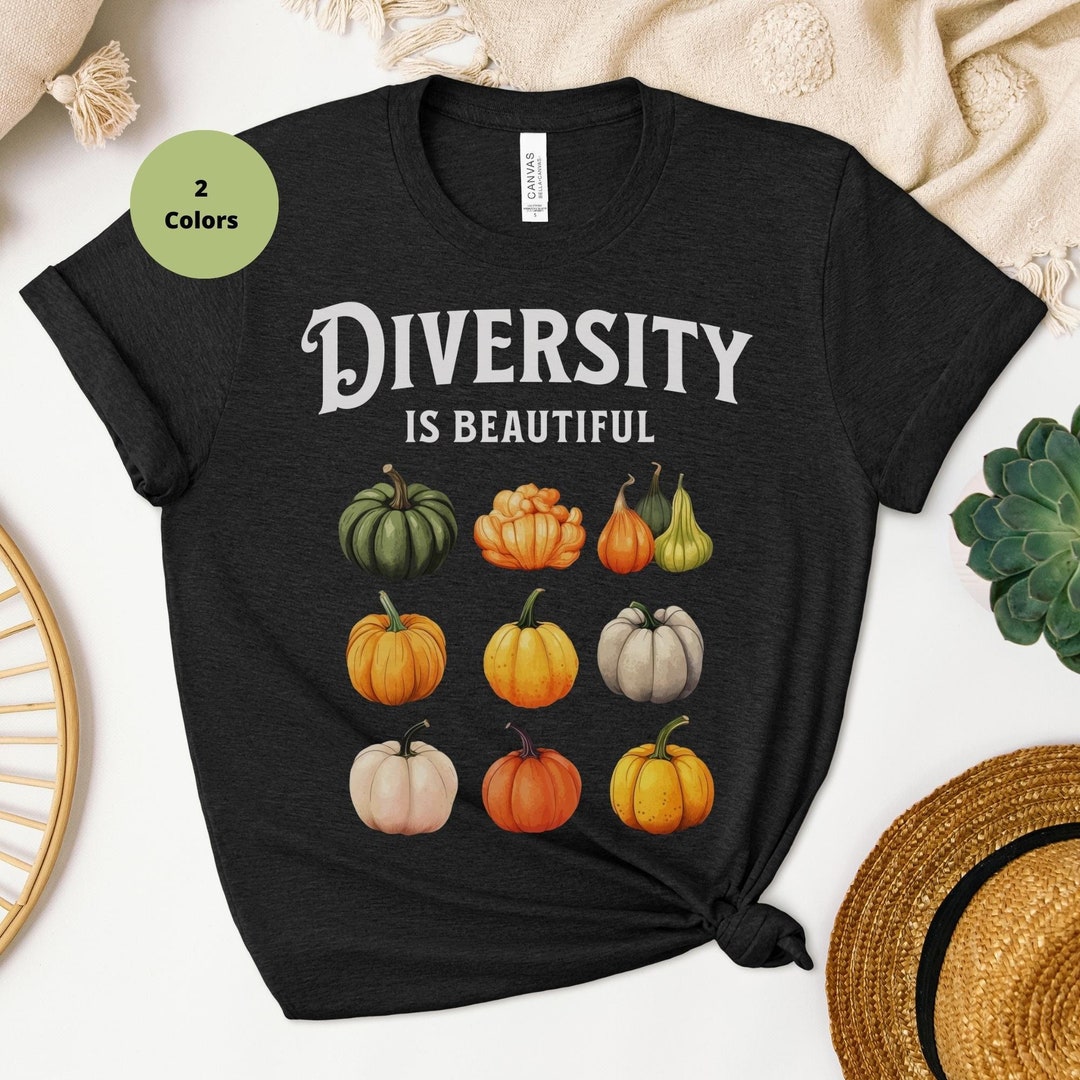 Diversity Pumpkin Shirt, Inclusion Matters, Teacher Gift - Etsy