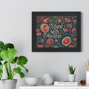 Palestine Watermelon Poster, Gallery Wall Art | Palestine Collection ...