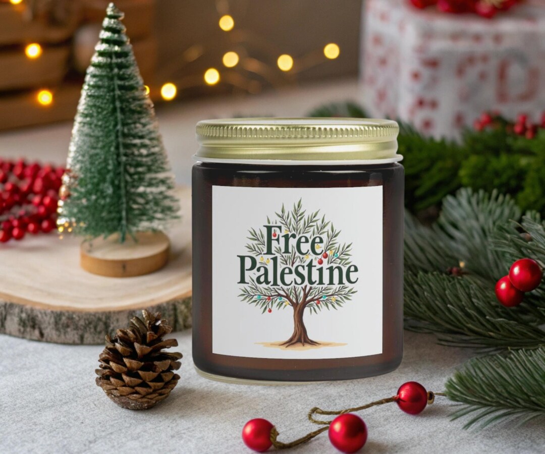 Palestine Candle | Coconut Apricot Wax | Free Palestine Gift ...