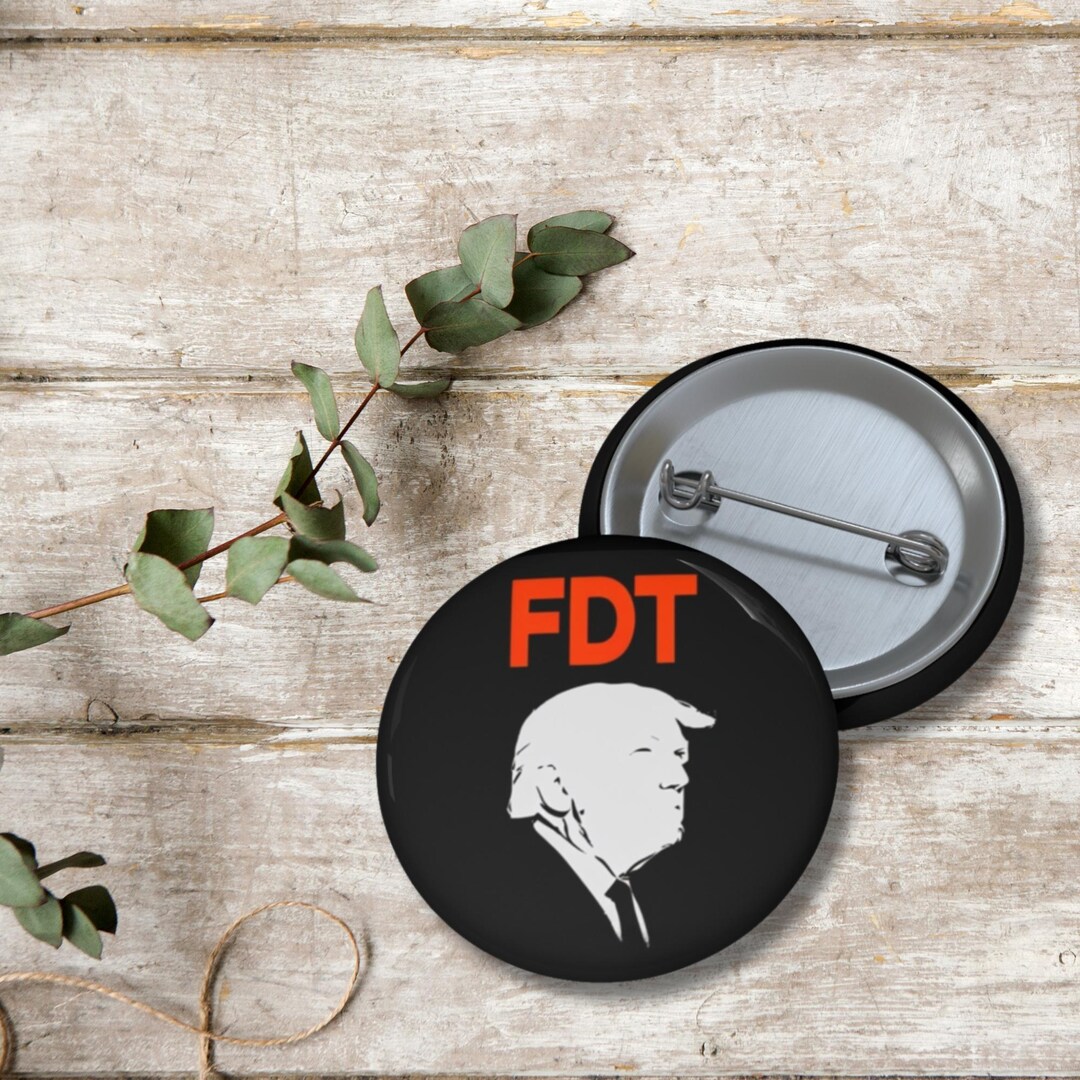 FDT Pin, Anti-trump Feminist Button, Political Protest Gift, Subtle ...
