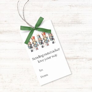 Printable Christmas Gift Tags Nutcracker, Printable to and From ...