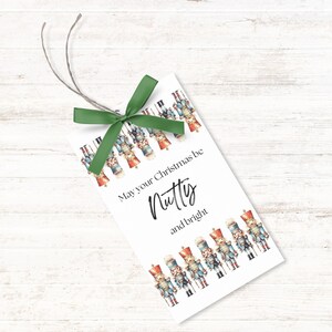 Printable Christmas Gift Tags Nutcracker, Printable to and From ...