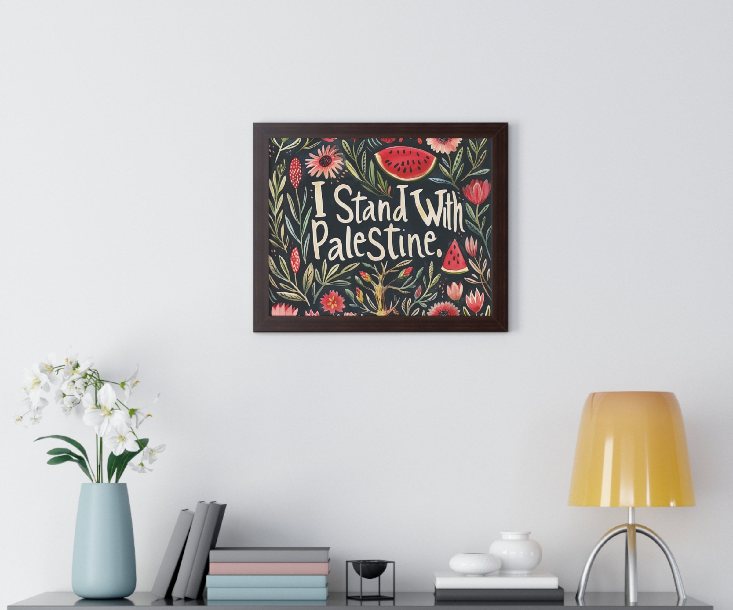 Palestine Watermelon Poster, Gallery Wall Art Palestine Collection ...